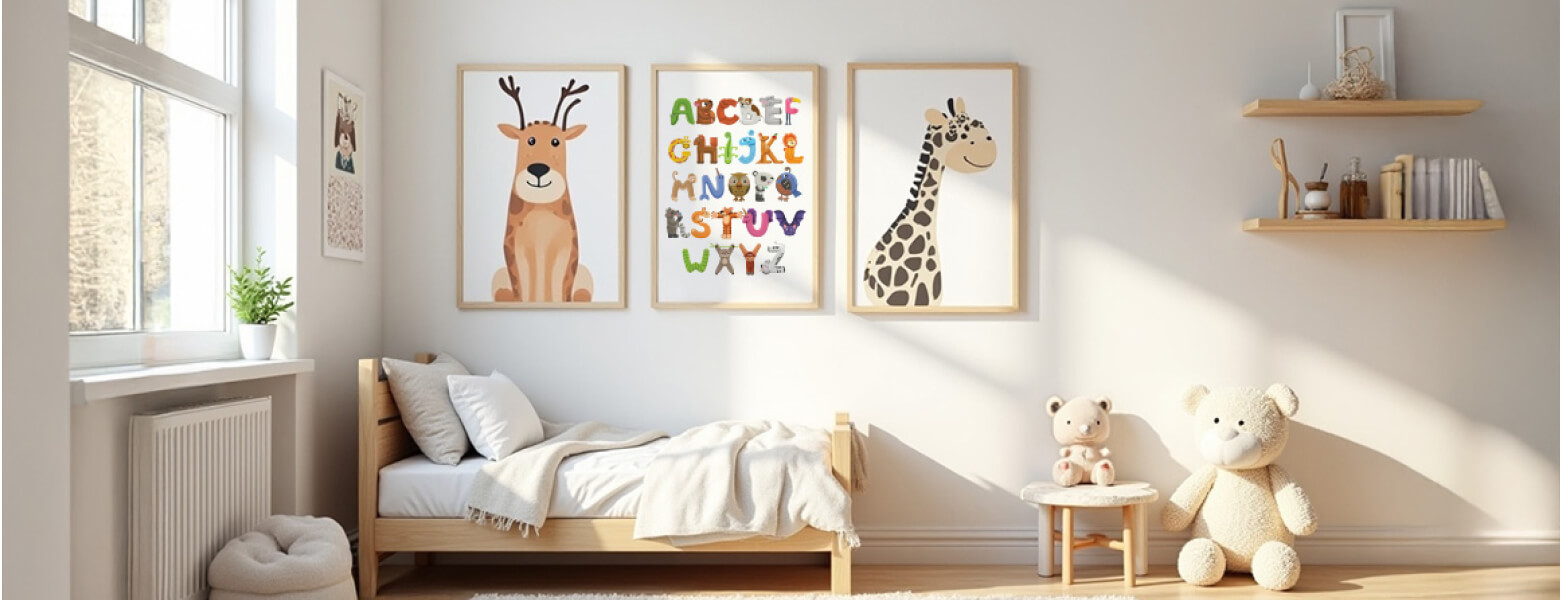 How to Use Posters in Kids’ Rooms | Creative & Fun Decor Ideas | Vivyx ...